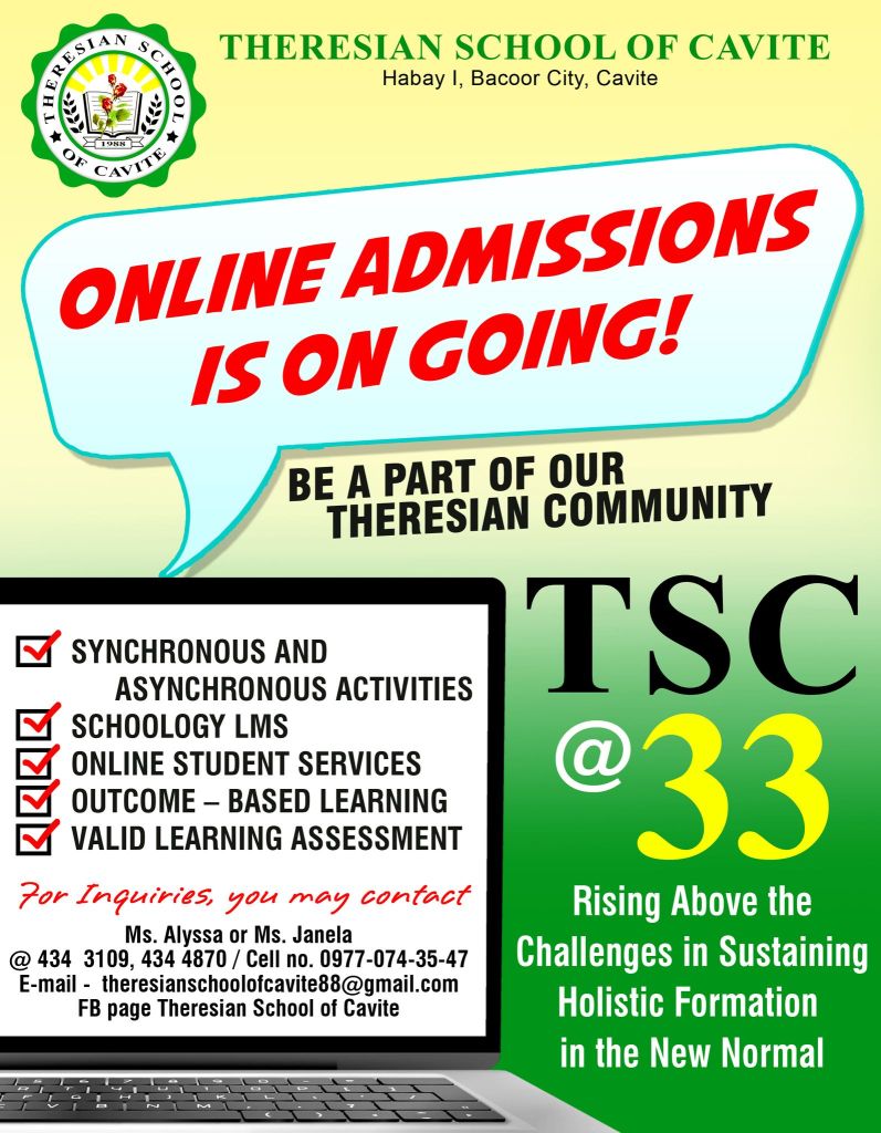 TSCC – THERESIAN SCHOOL OF CAVITE INC.