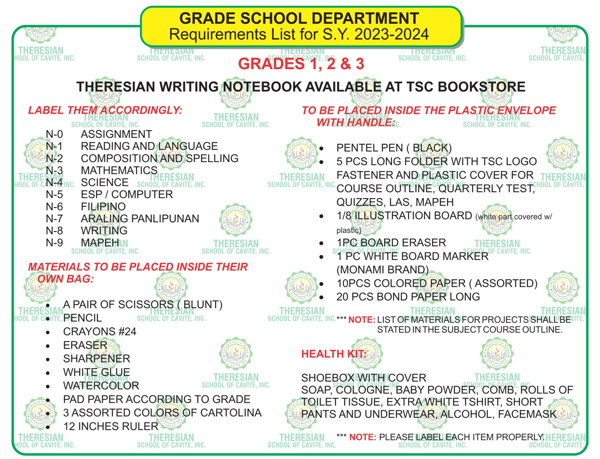 Admissions | Join Theresian School of Cavite