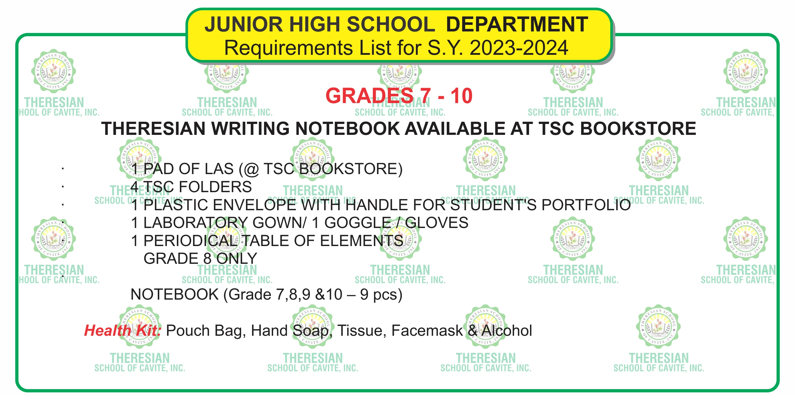 Admissions | Join Theresian School of Cavite