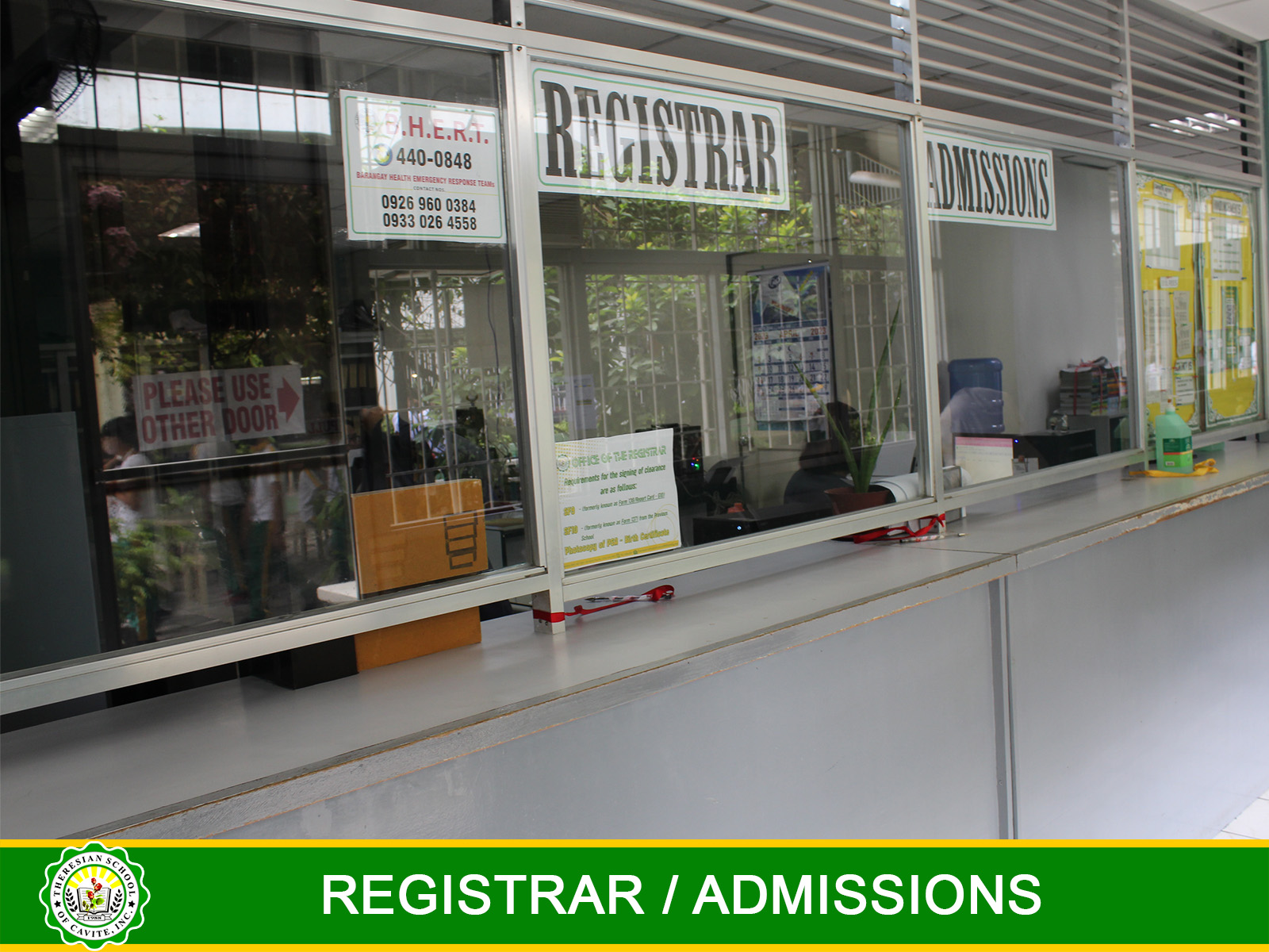 REGISTRAR – THERESIAN SCHOOL OF CAVITE INC.