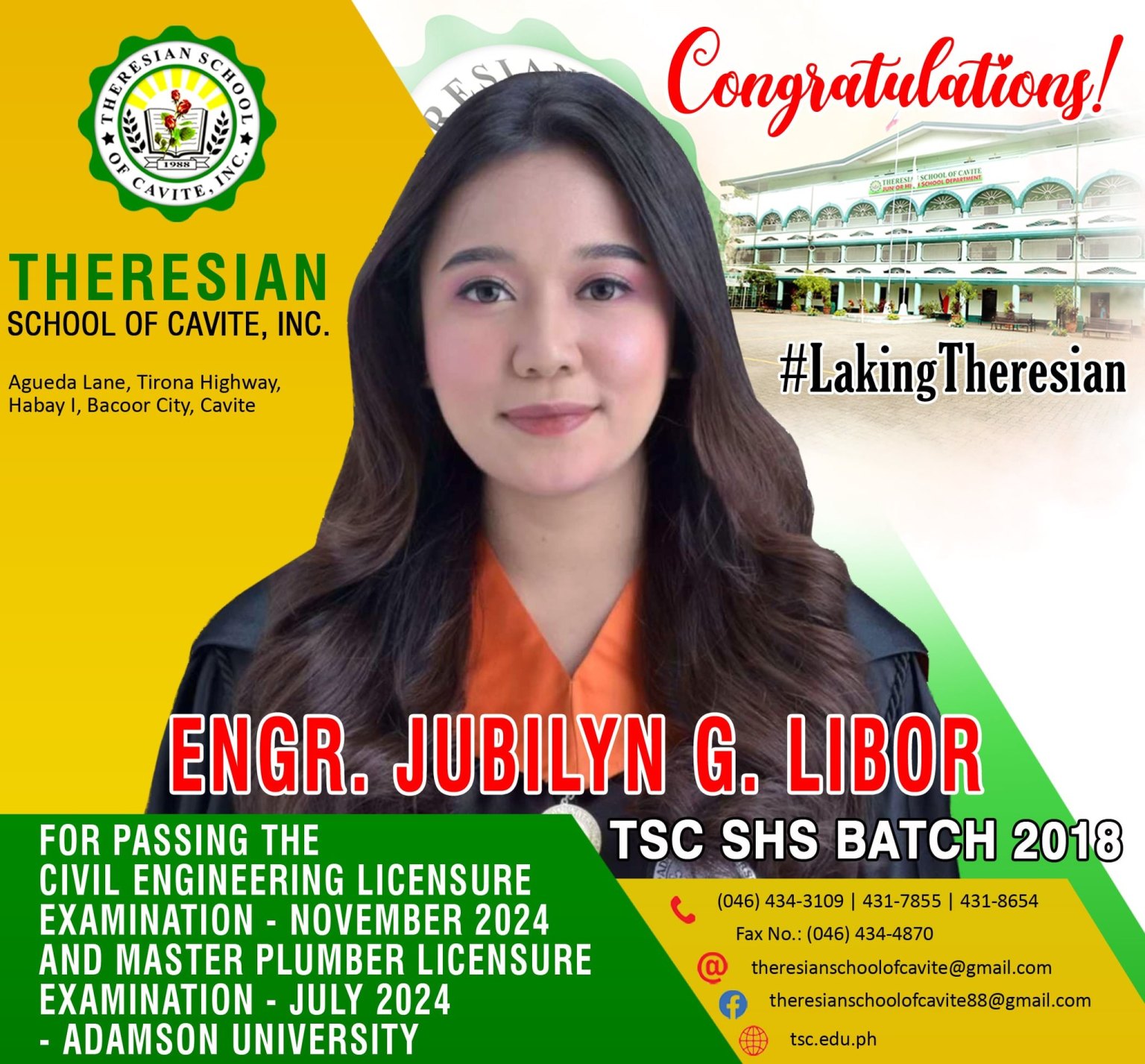 THERESIAN SCHOOL OF CAVITE INC. – Where Holistic Formation Begins